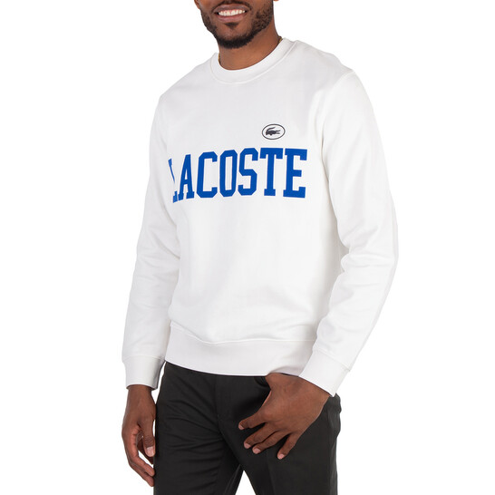 Lacoste Flocked Logo Fleece Sweatshirt, Brand Size 8 (3XL) SH7420-MO ...