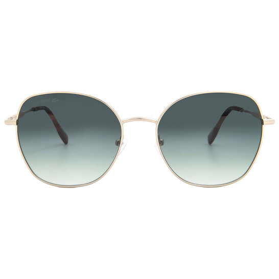 Lacoste Green Gradient Oval Ladies Sunglasses L257S 710 56 886895588836 ...