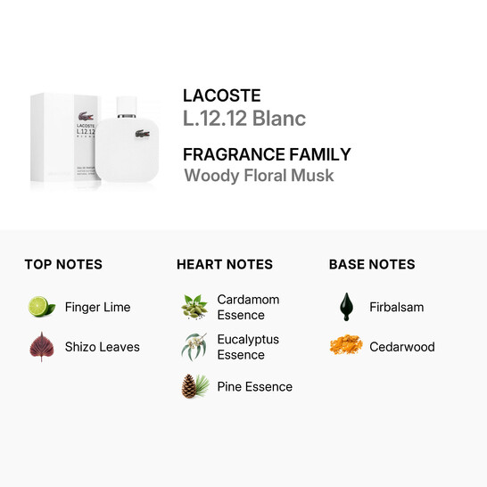 Lacoste Men's L.12.12 Blanc EDP 1.69 oz Fragrances 3386460149099 ...