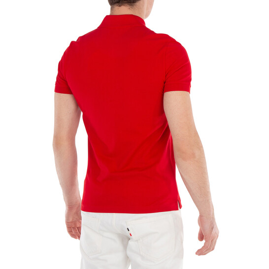 Lacoste Stretch Pique Short-Sleeve Slim Fit Polo Shirt, Brand Size 2 (X ...