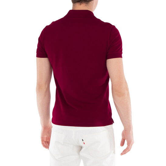 Lacoste Stretch Pique Short-Sleeve Slim Fit Polo Shirt, Brand Size 1 ...