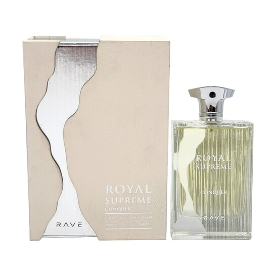 Lattafa Men's Rave Royal Supreme Conquer EDP Spray 3.4 oz Fragrances ...