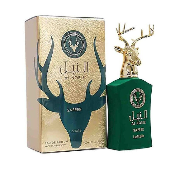 Lattafa Unisex Al Noble Safeer Green EDP 3.4 oz Fragrances ...