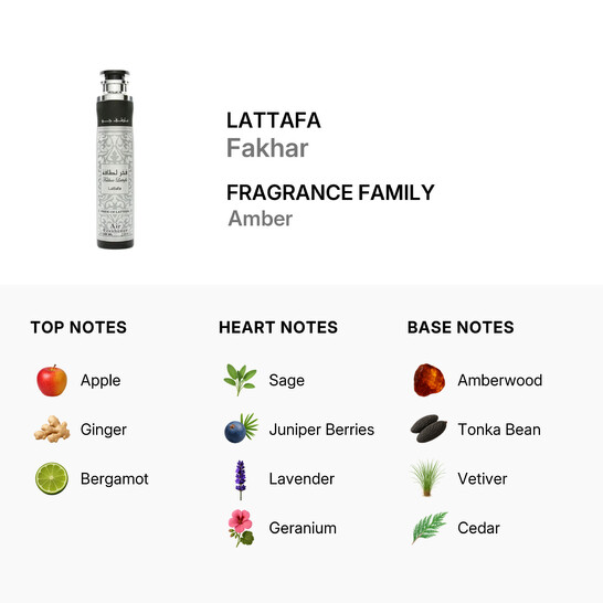 Lattafa Unisex Fakhar Silver Air Freshener 10 oz Fragrances ...