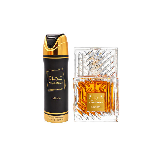Lattafa Unisex Khamrah 2pcs EDP Gift Set Fragrances 6290362345794 ...