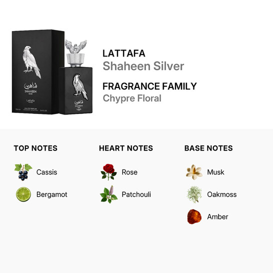 Lattafa Unisex Pride Shaheen Silver EDP 3.4 oz Fragrances 6291108738658 ...
