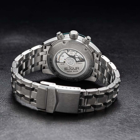 Le Jour Rd Chrono Chronograph Automatic White Dial Men's Watch LJ-RD ...