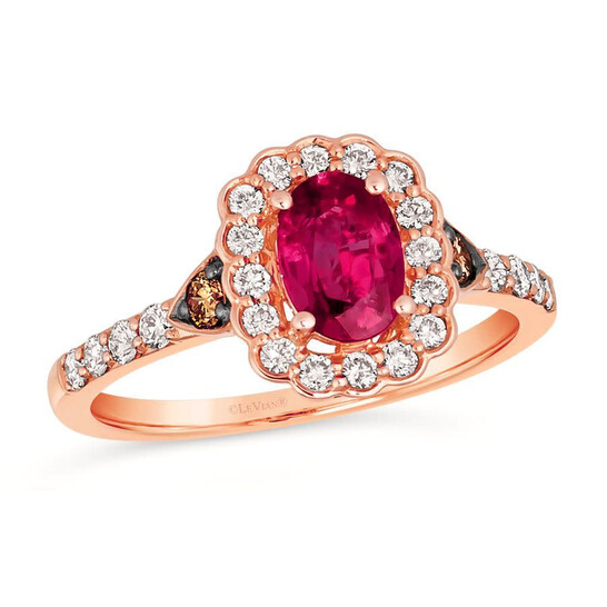 Le Vian Ladies Passion Ruby Rings set in 14K Strawberry Gold WJON 54 ...
