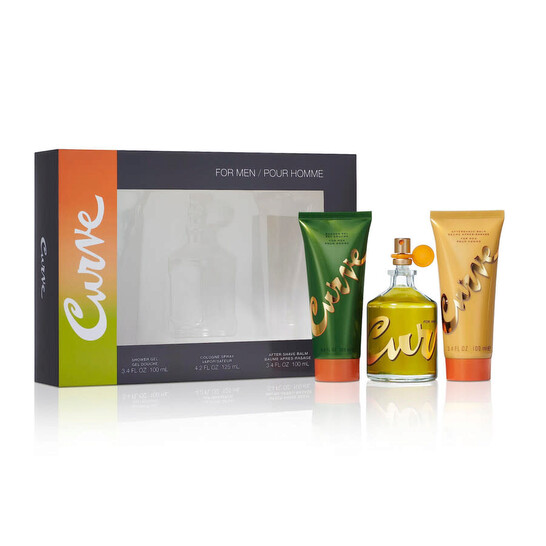 Liz Claiborne Men's Curve 3pcs EDC Gift Set Fragrances 719346297127 ...