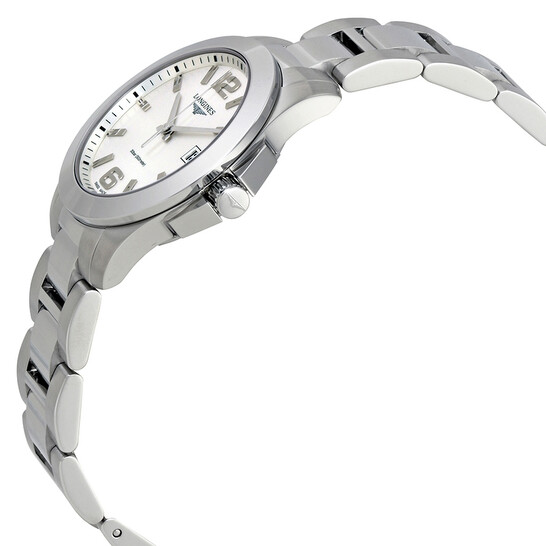 Longines Conquest Silver Dial Ladies 34 mm Watch L33774766 L3.377.4.76 ...