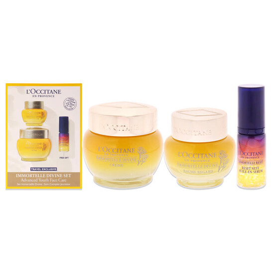 L'Occitane Loccitane Immortelle Divine Set Advance Youth Face Care Gift ...