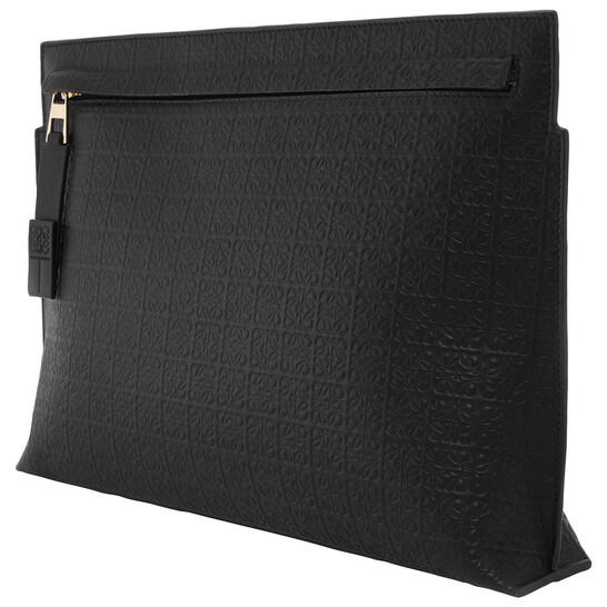 Loewe Calfskin Repeat T Pouch - Black C499W05X01.1100 8445555005612 ...