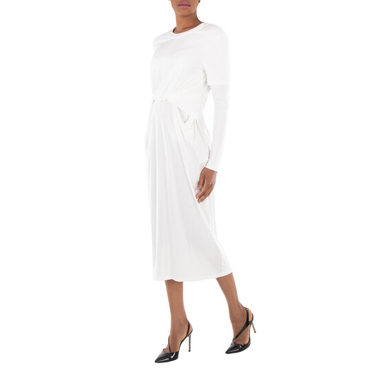 Loewe Crepe Jersey Draped Dress, Size Medium S800Y51X09.2100 - Clothing ...