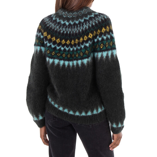 Loewe Lemur Patch Round Neck Sweater, Size Small S359Y14KDX.4110 ...