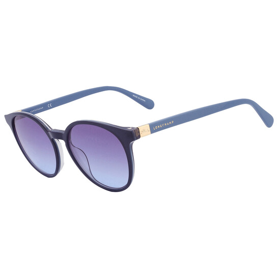 Longchamp Blue Oval Ladies Sunglasses LO658S 424 51 886895448246 ...