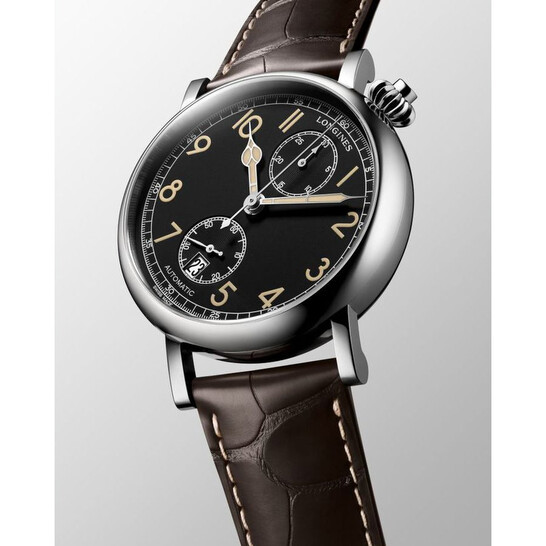 Longines Black Dial Men's Watch Avigation Avigation - Watches ...