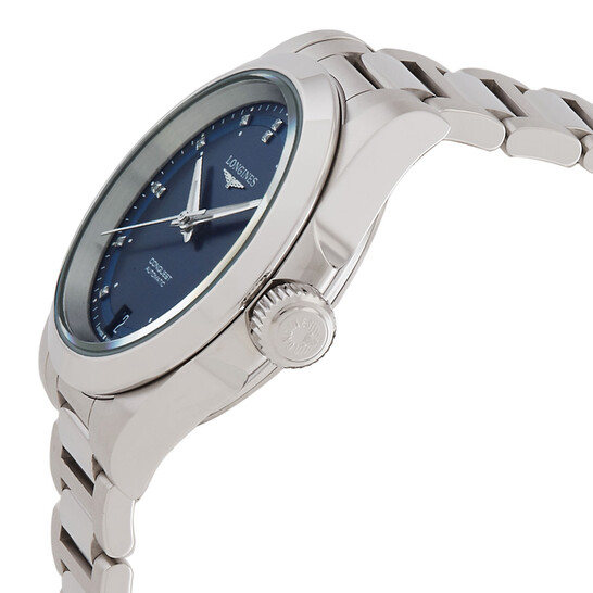 Longines Conquest Automatic Diamond Blue Dial Unisex Watch L3.430.4.97 ...