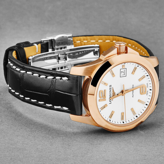 Longines Conquest Automatic White Dial Ladies Watch L3.276.8.16.3 ...