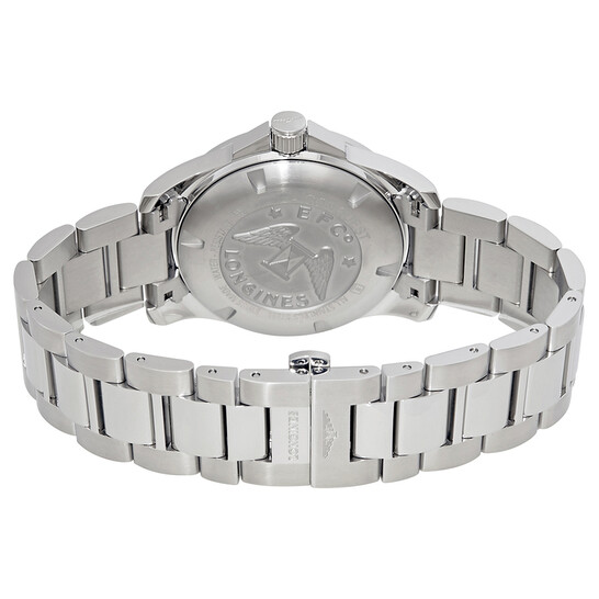 Longines Conquest Silver Dial Stainless Steel Men's 41mm Watch ...