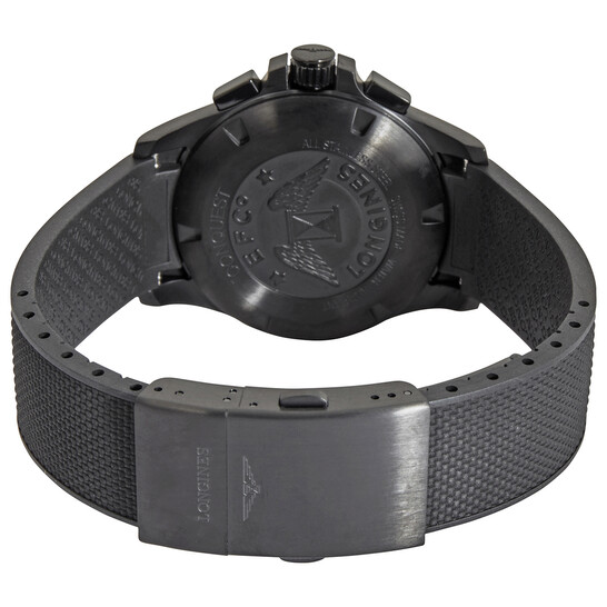 Longines Conquest V.H.P Carbon Fiber Dial Men's Watch L37172669 L3.717 ...