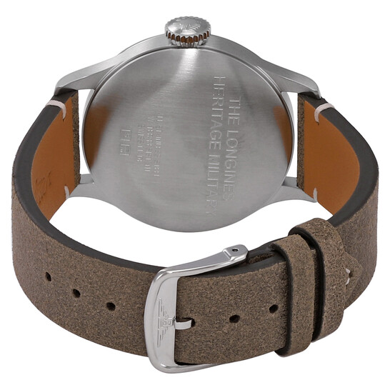 Longines Heritage Military Automatic Silver Dial Men's Watch L2.819.4 ...