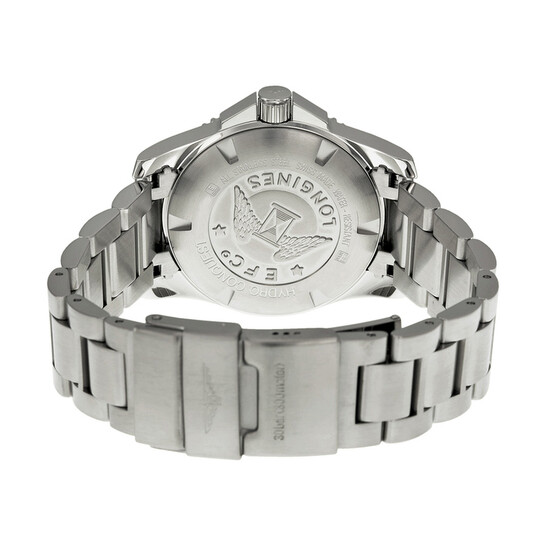 Longines Hydro Conquest White Dial Red Bezel Stainless Steel Men's ...