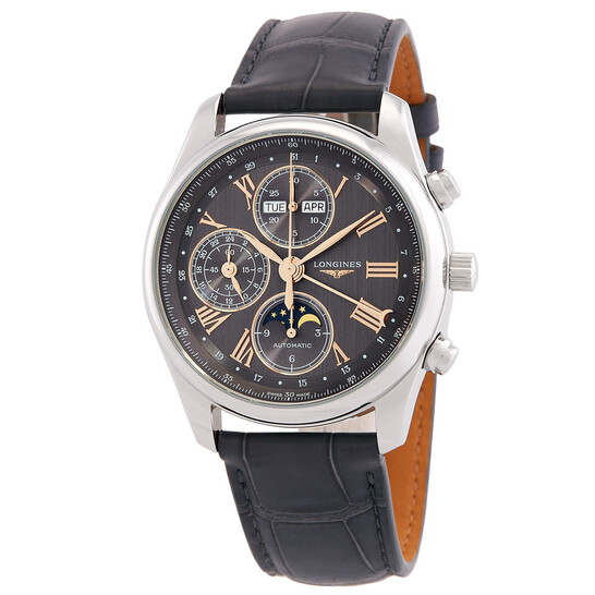 Longines Master Collection Chronograph GMT Automatic Moon Phase Men's ...