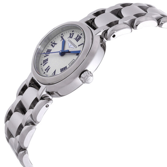 Longines PrimaLuna Quartz Silver Dial Ladies Watch L8.120.4.71.6 - Watches, Primaluna - Jomashop