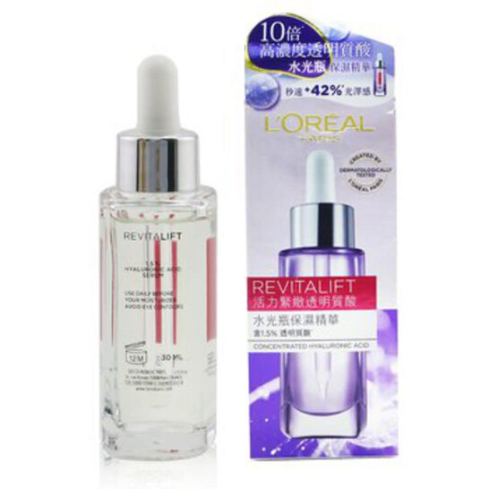 L'Oreal Ladies Revitalift 1.5% Hyaluronic Acid Serum 1 oz Skin Care ...