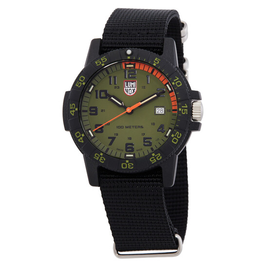 Luminox Leatherback Sea Turtle Giant Quartz Green Dial Watch XS.0337 ...