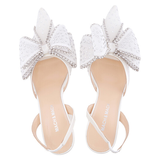 Mach & Mach Pointed Toe Slingback Pumps, Brand Size 36 (US Size 6) R25 ...