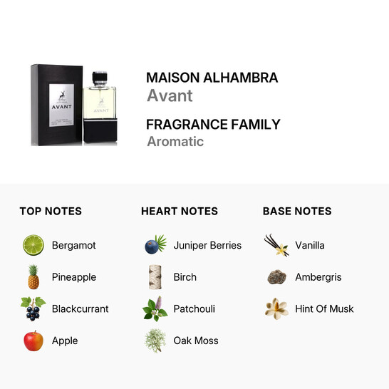 Maison Alhambra Men's Avant EDP Spray 3.4 oz Fragrances 6291107459110 ...