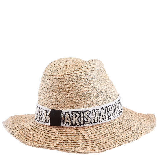 Maison Michel Ladies Natural Austin Cowboy Hat, Size Large 1036031001 ...