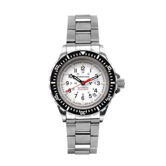 Marathon Arctic Gsar Automatic White Dial Unisex Watch WW194006SS-0513 ...