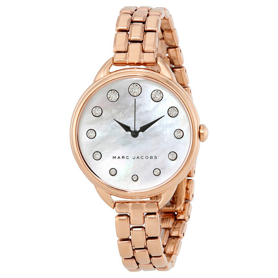 Marc Jacobs Betty Mother of Pearl Dial Ladies Watch MJ3515 796483291836 ...