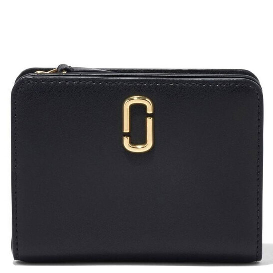 Marc Jacobs Black The Mini Compact J Marc Wallet 2S3SMP003S01001 ...