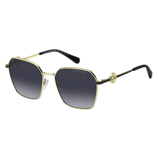 Marc Jacobs Dark Grey Shaded Square Ladies Sunglasses MARC 729/S RHL 58 ...