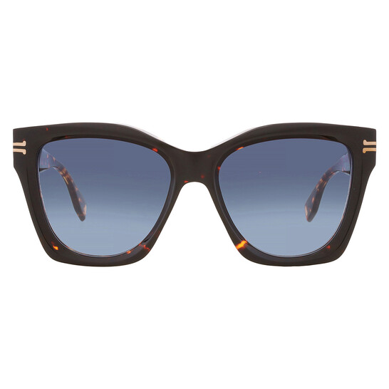 Marc Jacobs Grey Shaded Blue Cat Eye Ladies Sunglasses MJ 1000/S 0086 ...