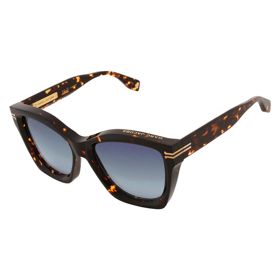 Marc Jacobs Grey Shaded Blue Cat Eye Ladies Sunglasses MJ 1000/S 0086 ...