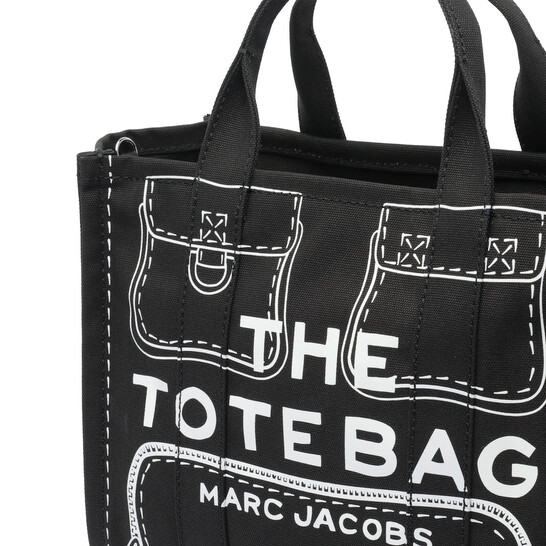 Marc Jacobs The Trompe Loeil Cargo Canvas Medium Tote Bag 2P5HTT023H03 ...