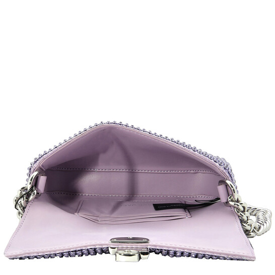 Marc Jacobs Wisteria The J Marc Mini Shoulder Bag In Rhinestone ...