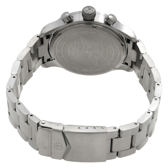 Mathey-Tissot Type 21 Titanium Chronograph Quartz Black Dial Men's ...