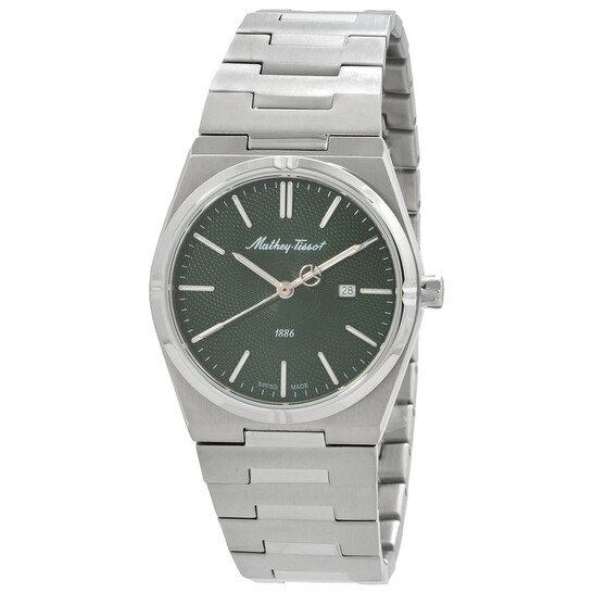 Mathey-Tissot Zeus Quartz Green Dial Ladies Watch D118AV 7640331948652 ...