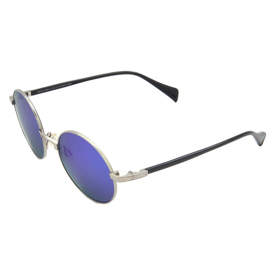 Maui Jim Mokupuni Blue Hawaii Round Unisex Sunglasses B888-17 52 ...