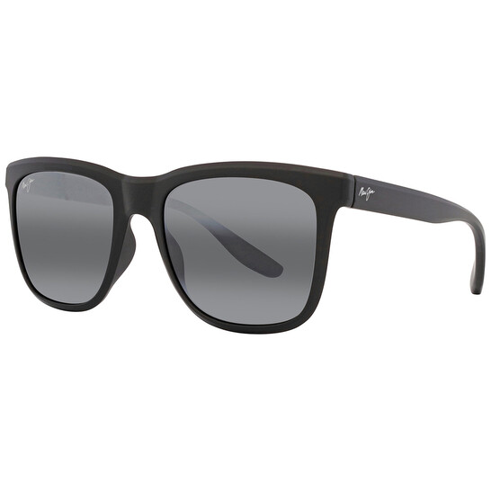 Maui Jim Pehu Neutral Grey Square Unisex Sunglasses 602-02 55 ...