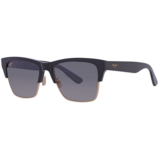 Maui Jim Perico Neutral Grey Square Unisex Sunglasses GS853-02 56 ...
