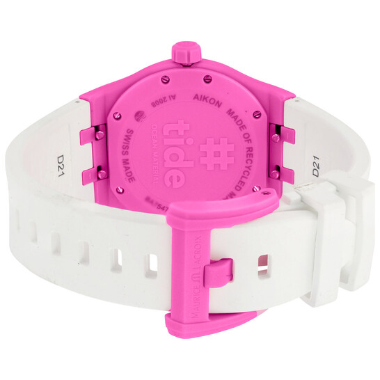 Maurice Lacroix Aikon Tide Quartz Pink Dial Men's Watch AI2008-FFFF1 ...