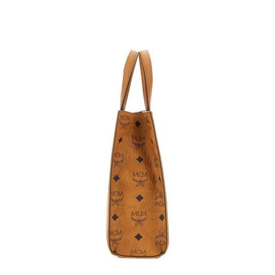 MCM Mini Aren Tote Bag In Visetos Cognac MMTAAKC02CO 8809675897654 ...