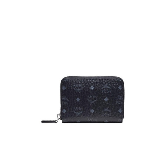 MCM Zip Wallet In Visetos Original MYLAAVI03BK 8809675901481 - Handbags ...