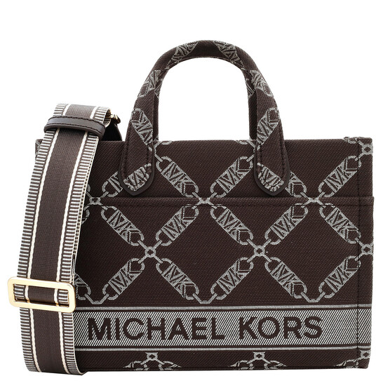Michael Kors Gigi Empire Logo Jacquard Print Top Handle Tote 30F3G3GC7J ...